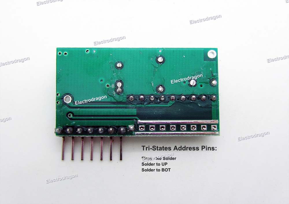 Wireless RF Link, PT2262 & PT2272 Encoder Decoder - ElectroDragon