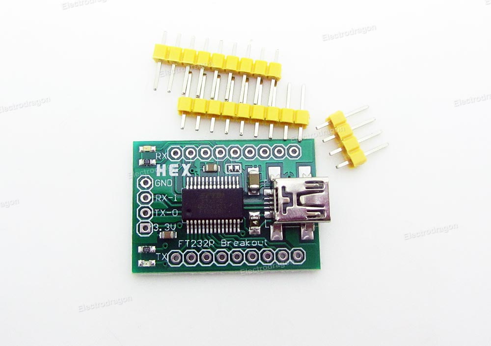 FTDI Standard USB-TTL Programmer - ElectroDragon