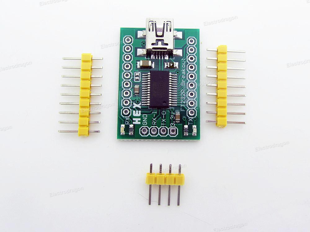 FTDI Standard USB-TTL Programmer - ElectroDragon