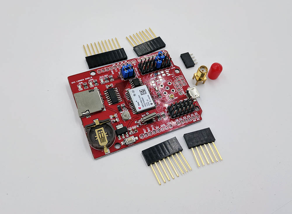 Arduino Gps Logger Shield R3 Microsd Rtc Electrodragon