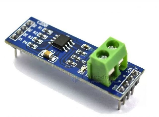 UART Serial TTL to RS-232 Breakout, MAX232, RS232 - ElectroDragon
