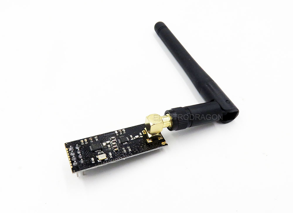 NRF24L01L Long Range Wireless Module R2, 1.1KM, PA LNA - ElectroDragon