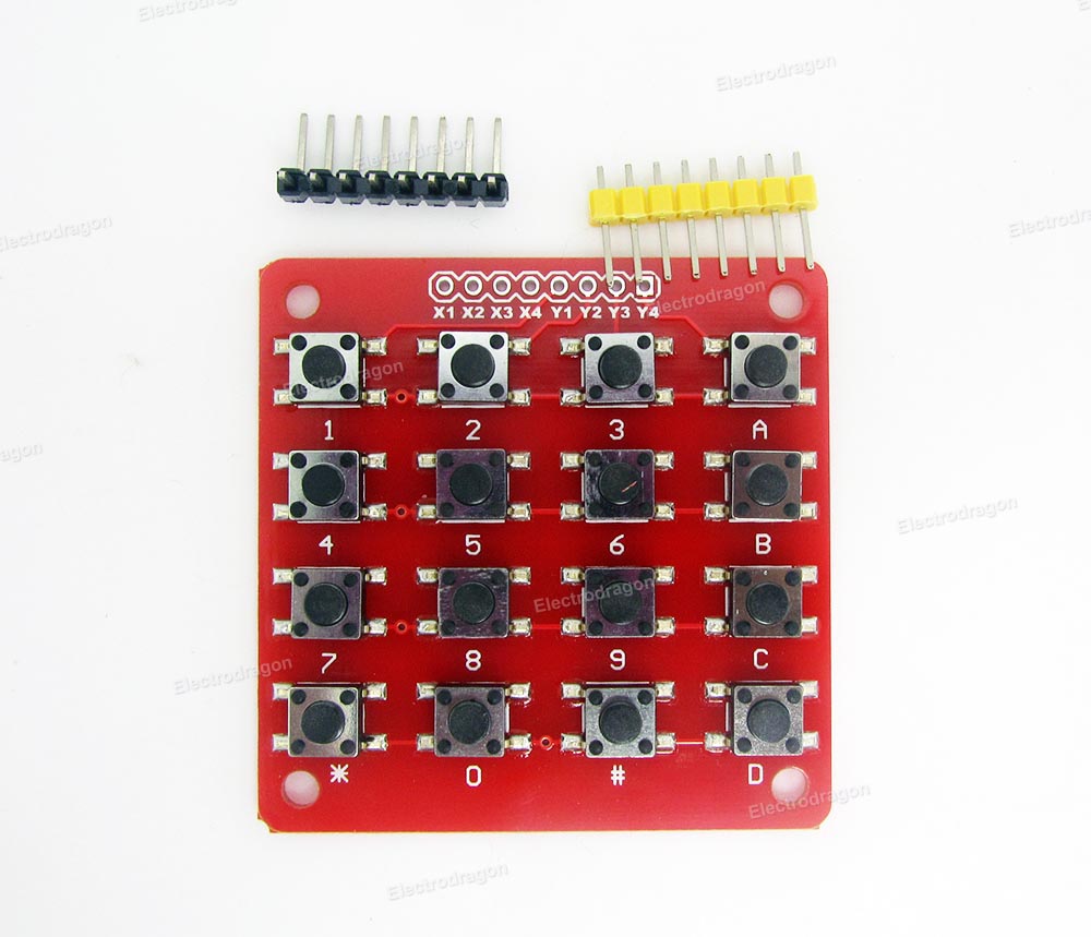 4X4 Mechanical Keypad Board - ElectroDragon
