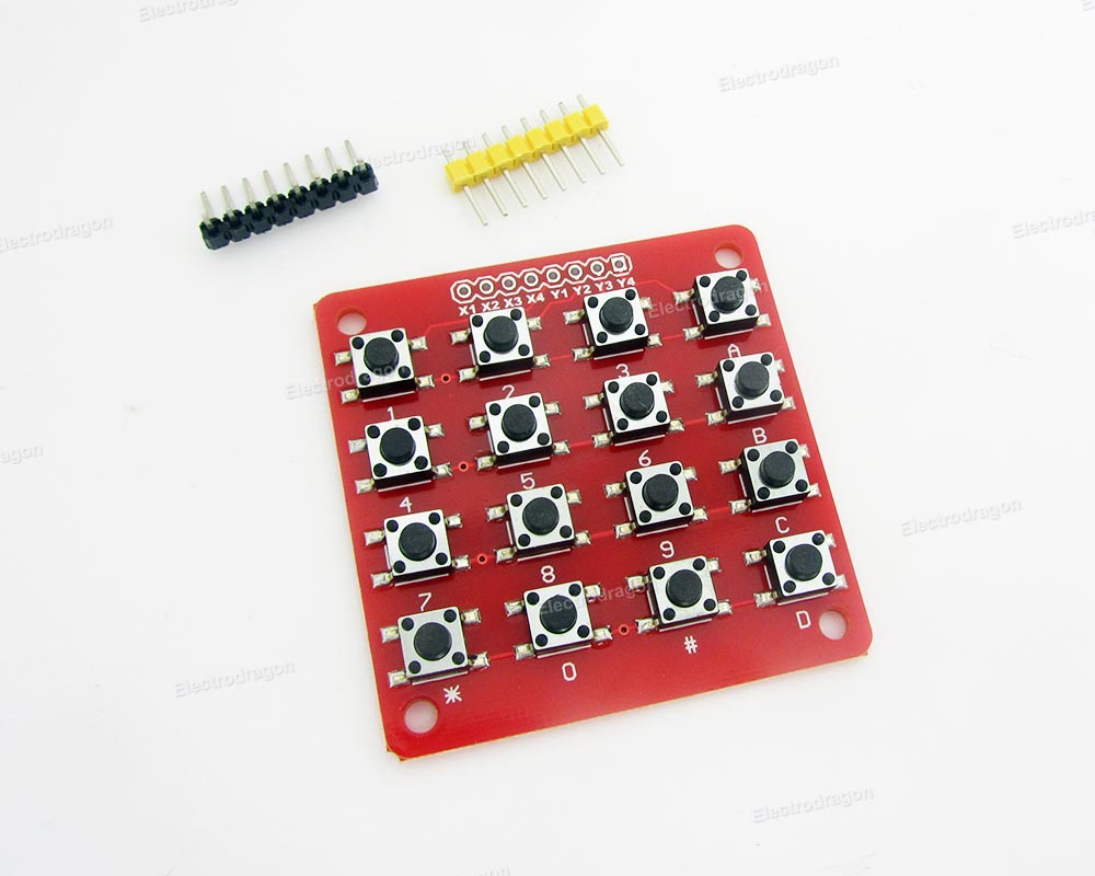 4X4 Mechanical Keypad Board - ElectroDragon