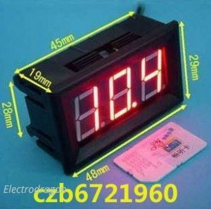 4 Digits, 7 Segment LED Display Module, 74HC595 - ElectroDragon