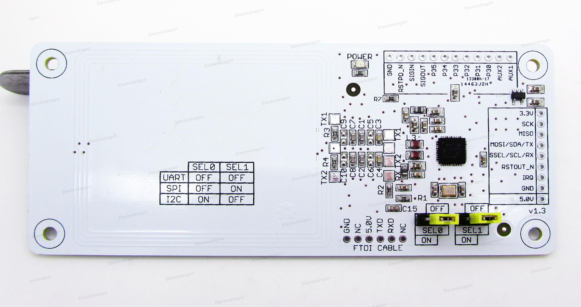 PN532 NFC/RFID V1.3 Development Board Arduino-Compatible w/Card ...