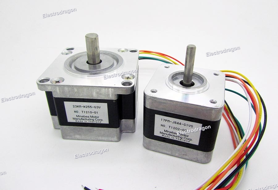Stepper Motor 3~6kg/cm^2, 200 steps/rev [Types] - ElectroDragon
