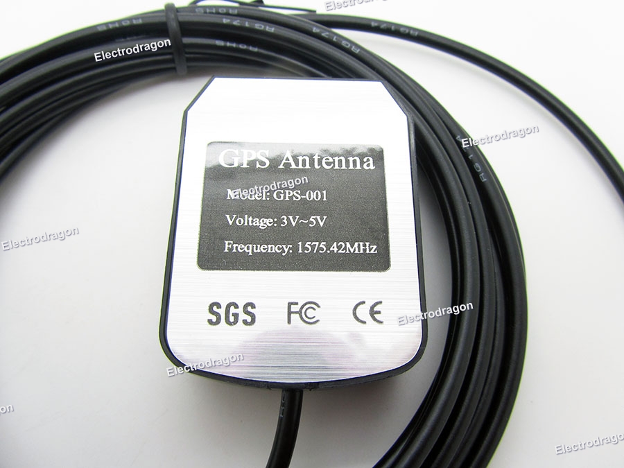 GPS Magnetic Active External Antenna 3M 5Dbi - ElectroDragon