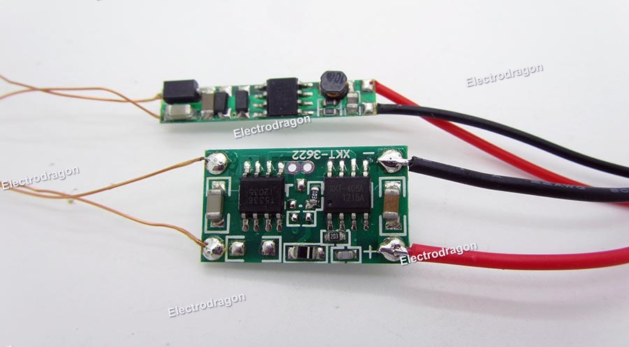 Wireless Power Supply Modules Pair w/19mm Dia. Coil - ElectroDragon