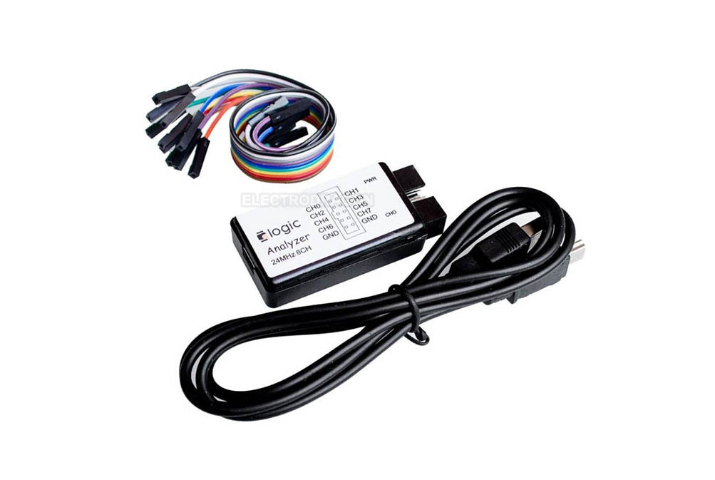 Saleae8 USB Logic Analyzer 24M 8-Channel - ElectroDragon
