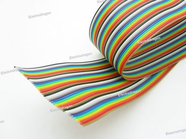 Color Ribbon Flat Cable 40P 2M - ElectroDragon