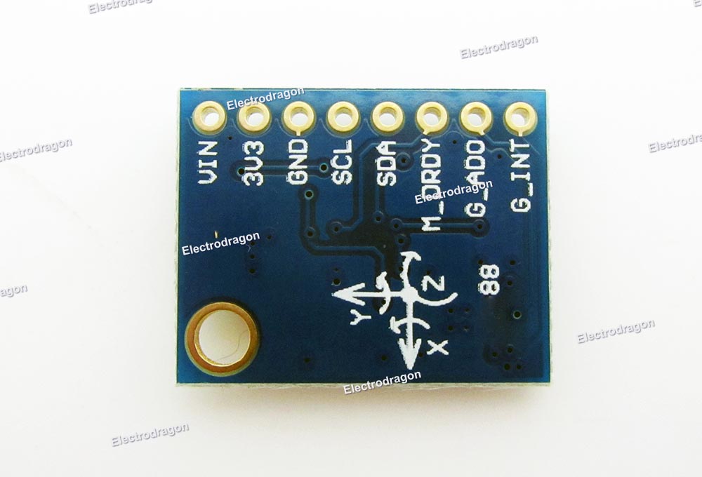 10DOF IMU Motion Sensor Accelerometer Gyroscope Barometer Magnetometer ...