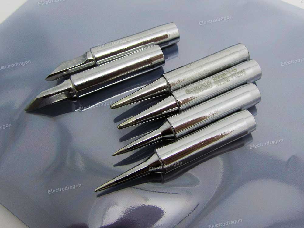 3PCs Soldering Iron Tips [Type] - ElectroDragon