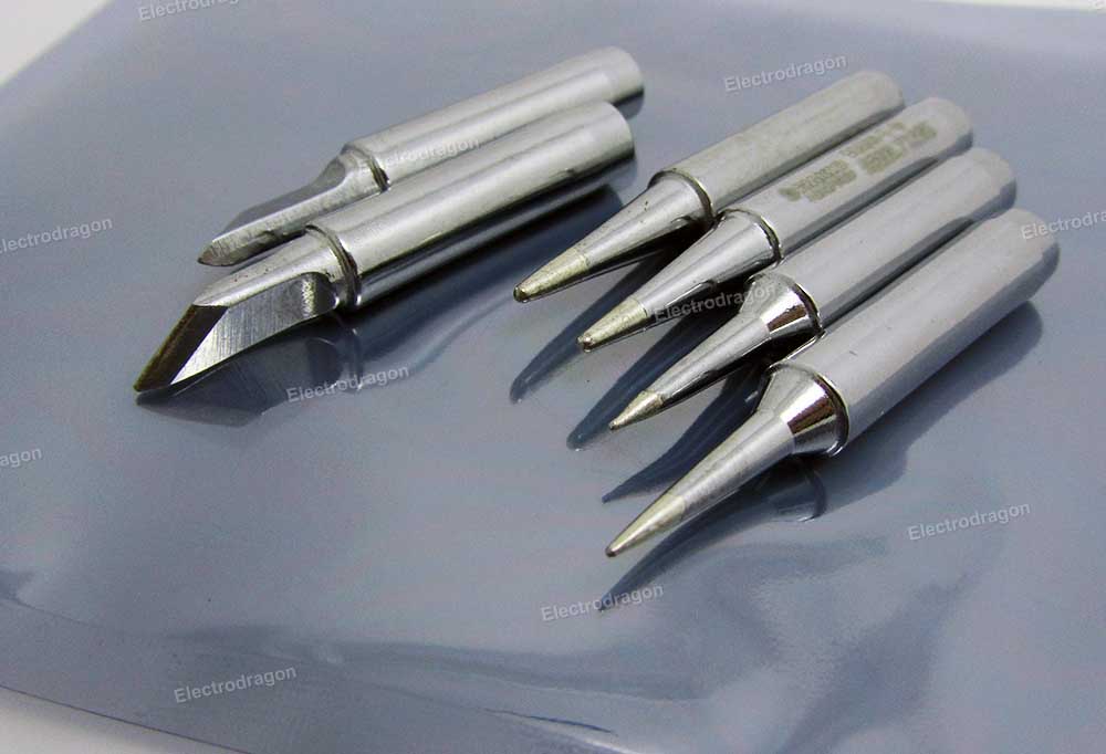 3PCs Soldering Iron Tips [Type] - ElectroDragon