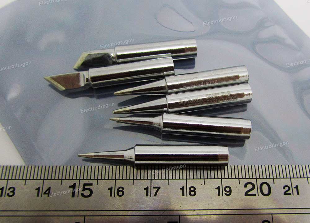 3PCs Soldering Iron Tips [Type] - ElectroDragon