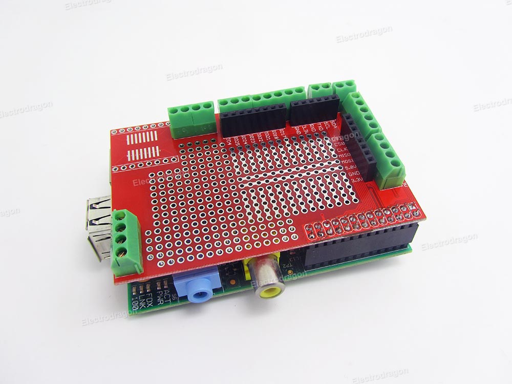 Raspberry PI Prototype Board (Kit) - ElectroDragon