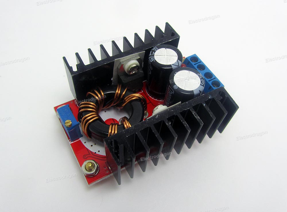 High Power 150W ADJ DC Step-up Module 10A - ElectroDragon