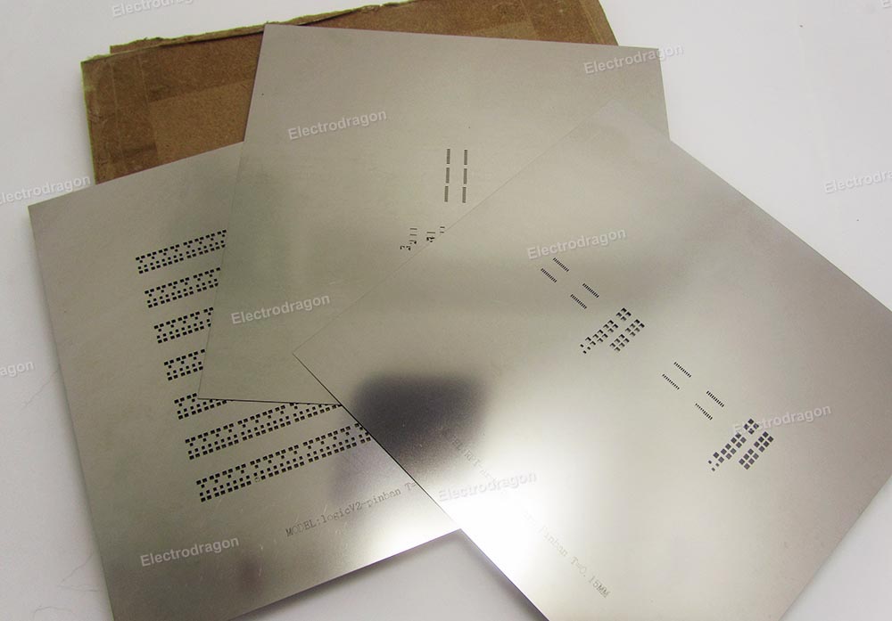 PCB Service Stencil, Frameless - ElectroDragon