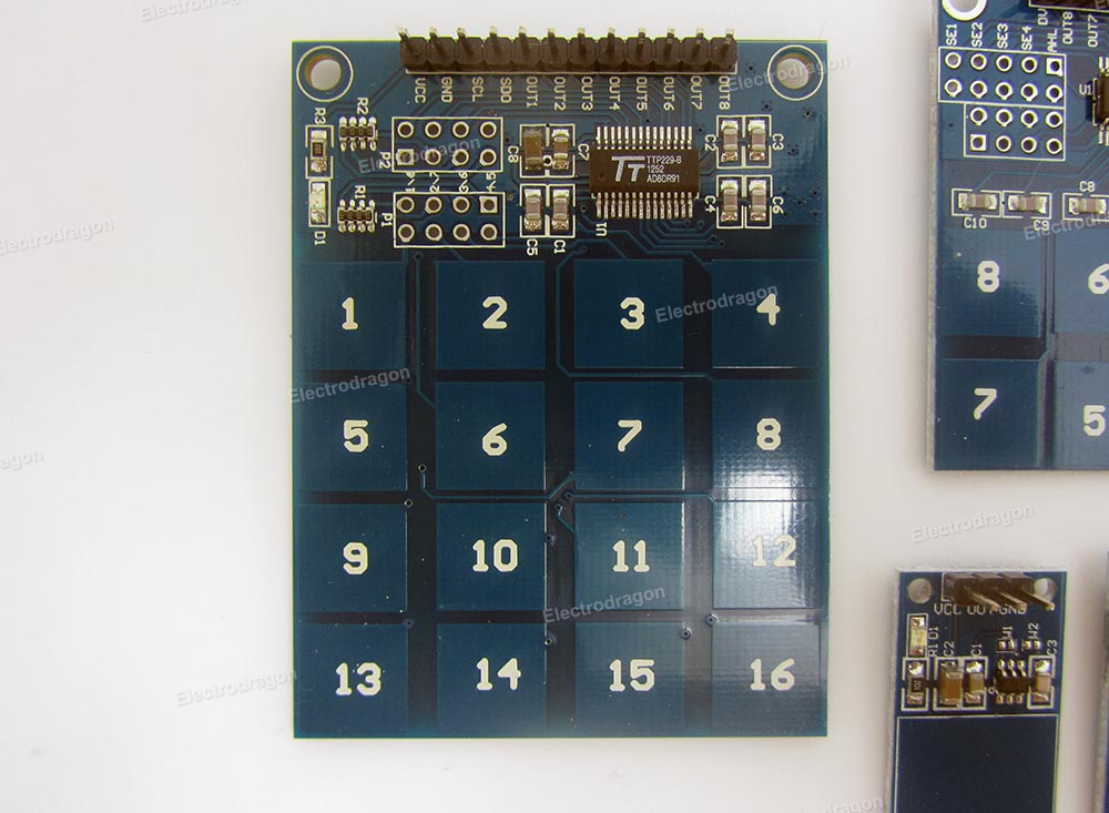 Touch Pads PCB [Pins] - ElectroDragon