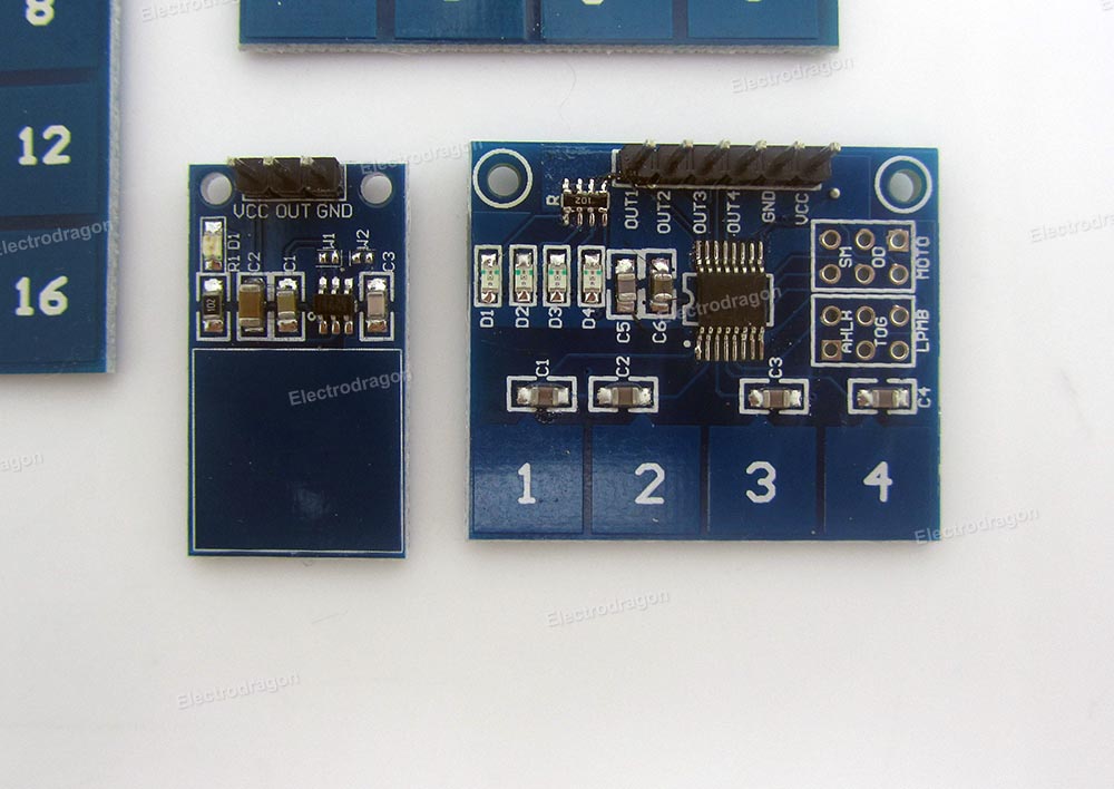 Touch Pads PCB [Pins] - ElectroDragon
