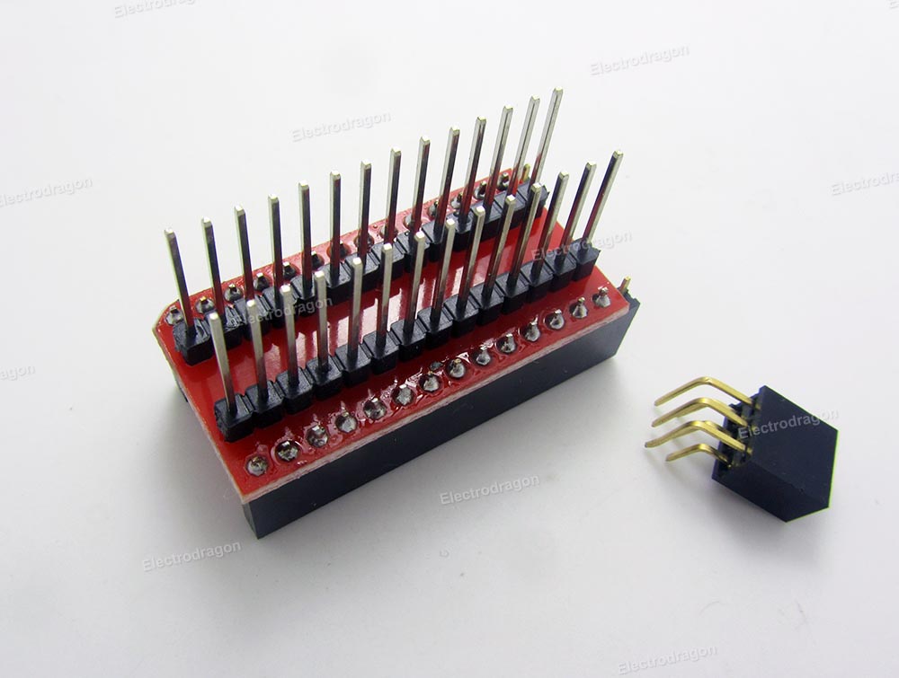 DIL 600mil to 300mil Convert Board Kit - ElectroDragon