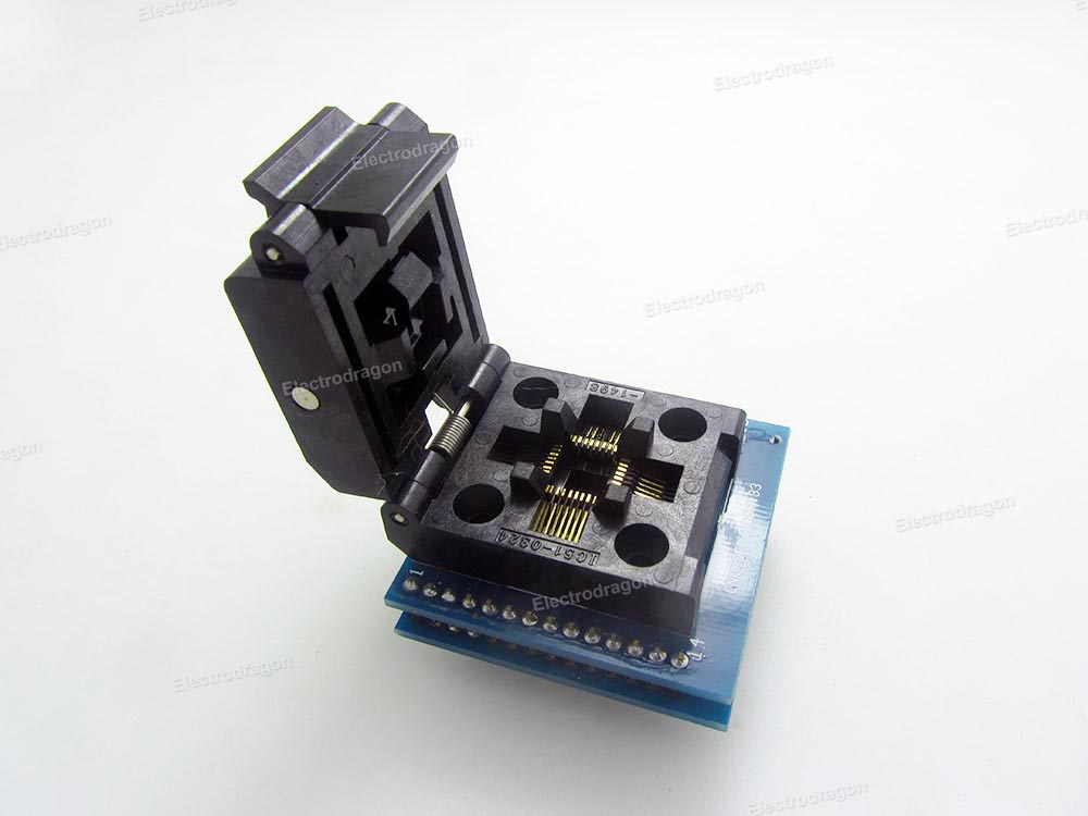 TQFP32 to DIL28 Programmer Socket - ElectroDragon