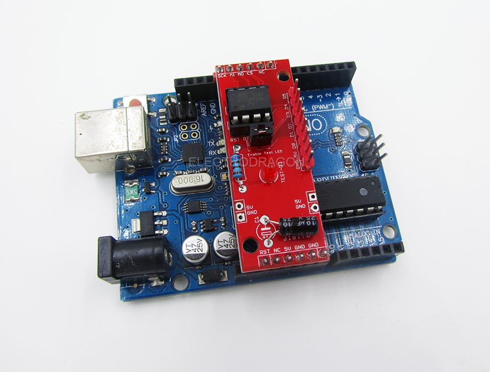 ATtiny Series 13 85 2313 Programming Shield - ElectroDragon