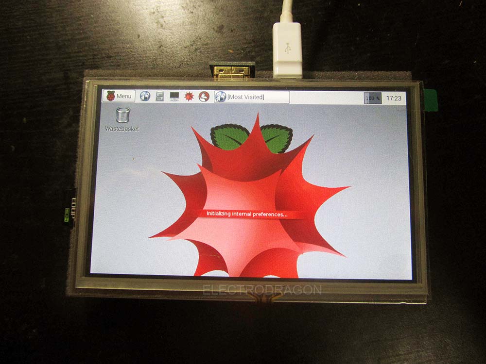 Raspberry Pi LCD Display w/touch [Size] - ElectroDragon