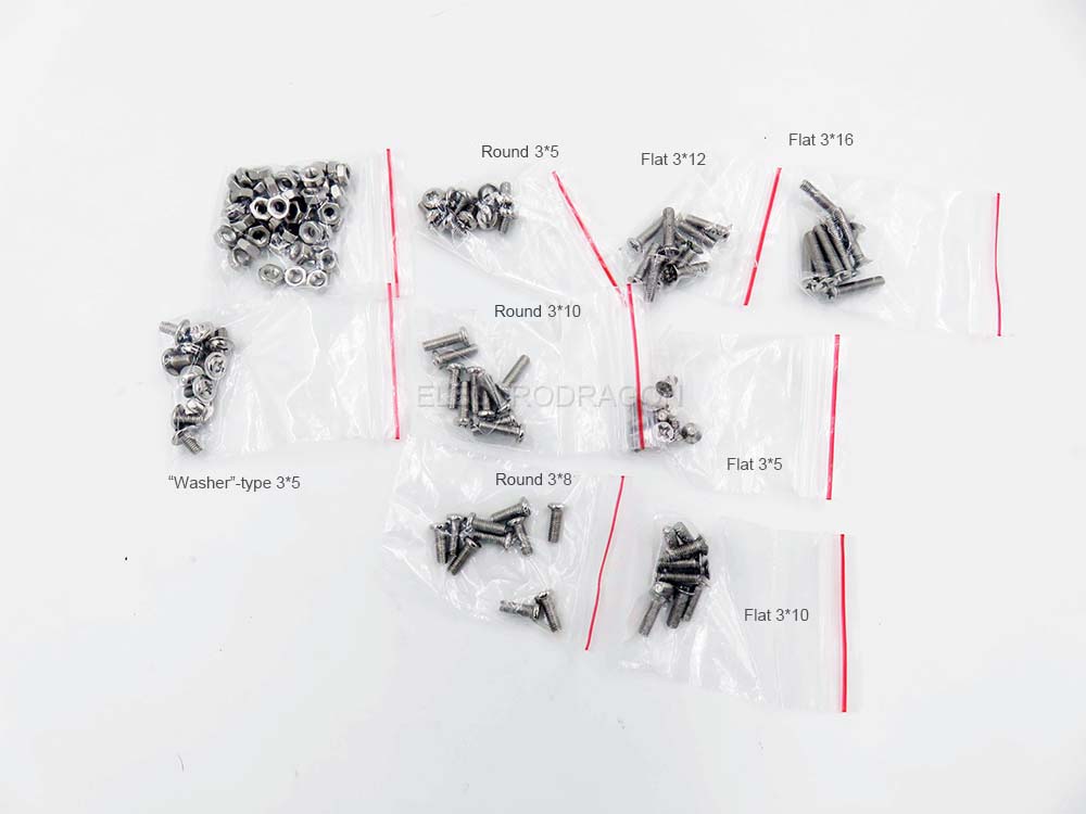 Common-used M3 Screw Kit - ElectroDragon