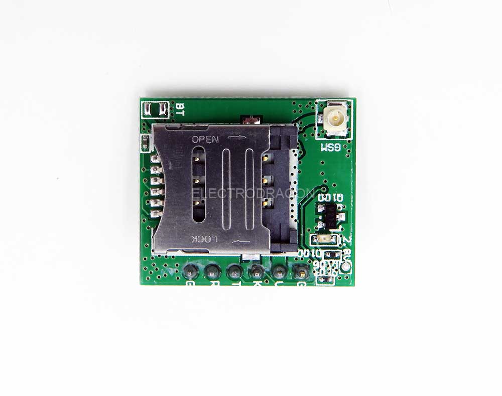 SIM800C-Mini Dev Board (GSM/GPRS, New IC) - ElectroDragon