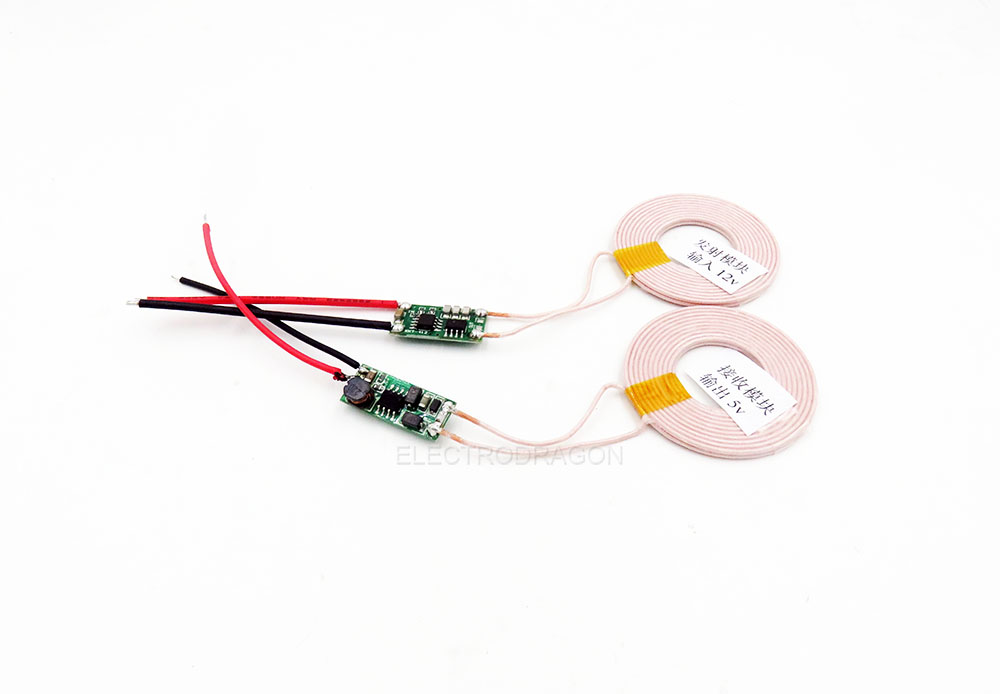 1.5A Wireless Power Charger Pair Kit, High Current - ElectroDragon
