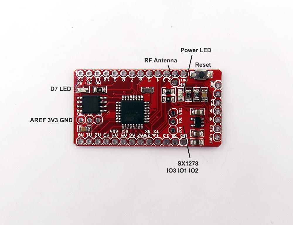 Loraduino Lora Rf Wireless Dev Board Arduino Compatible Electrodragon
