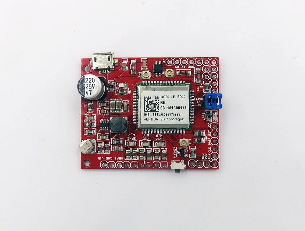 SIM808 Dev. Board (GSM+GPRS+GPS, Replacing SIM908) - ElectroDragon