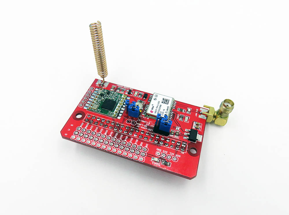 Gps Sd Rf Lora Shield For Raspberry Pi R2 Wo Lora Module Electrodragon