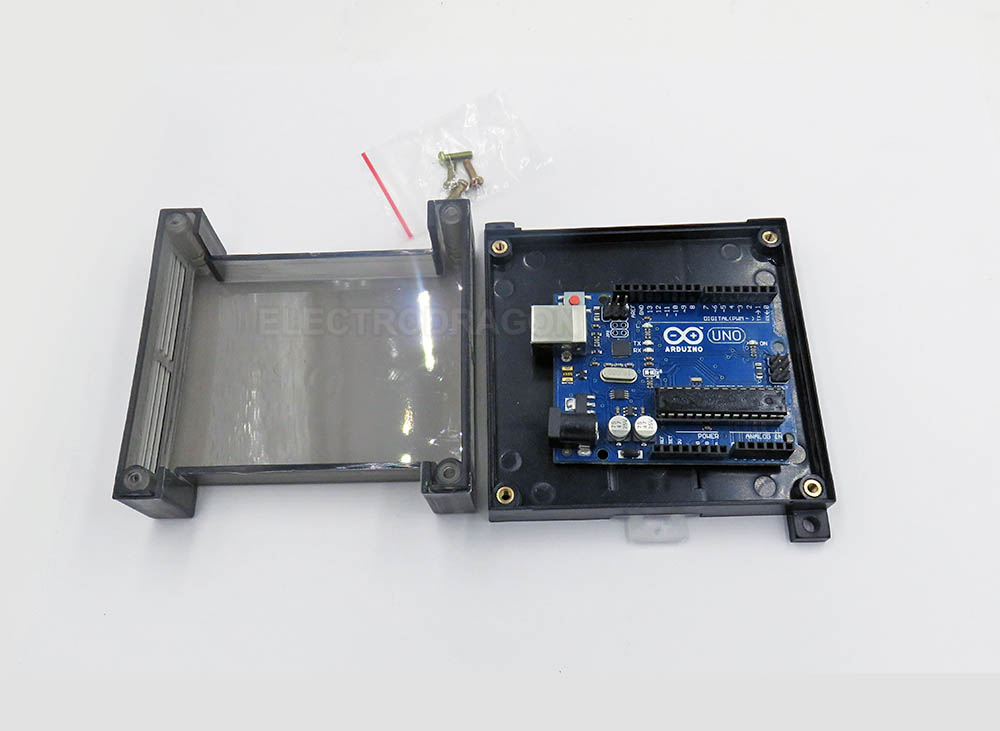 Plastic Case For Industrial Purpose PLC, Transparent - ElectroDragon