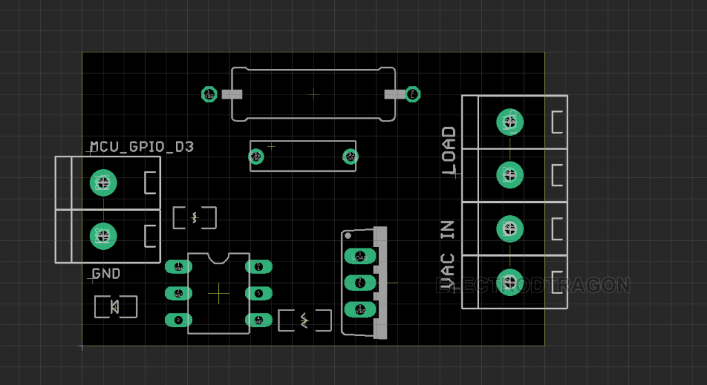 MOC3063 BT136 TRIAC VAC Switching Drive Board – ElectroDragon