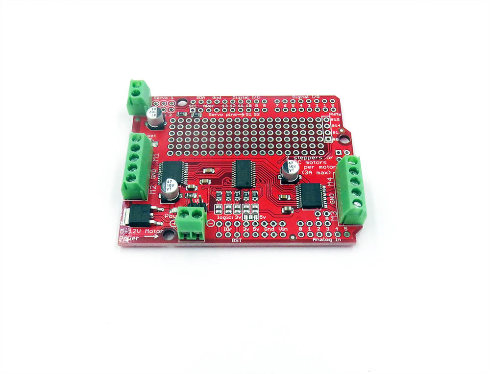 Motor Stepper Servo Driver Arduino Shield Pca9685 Tb6612 Electrodragon