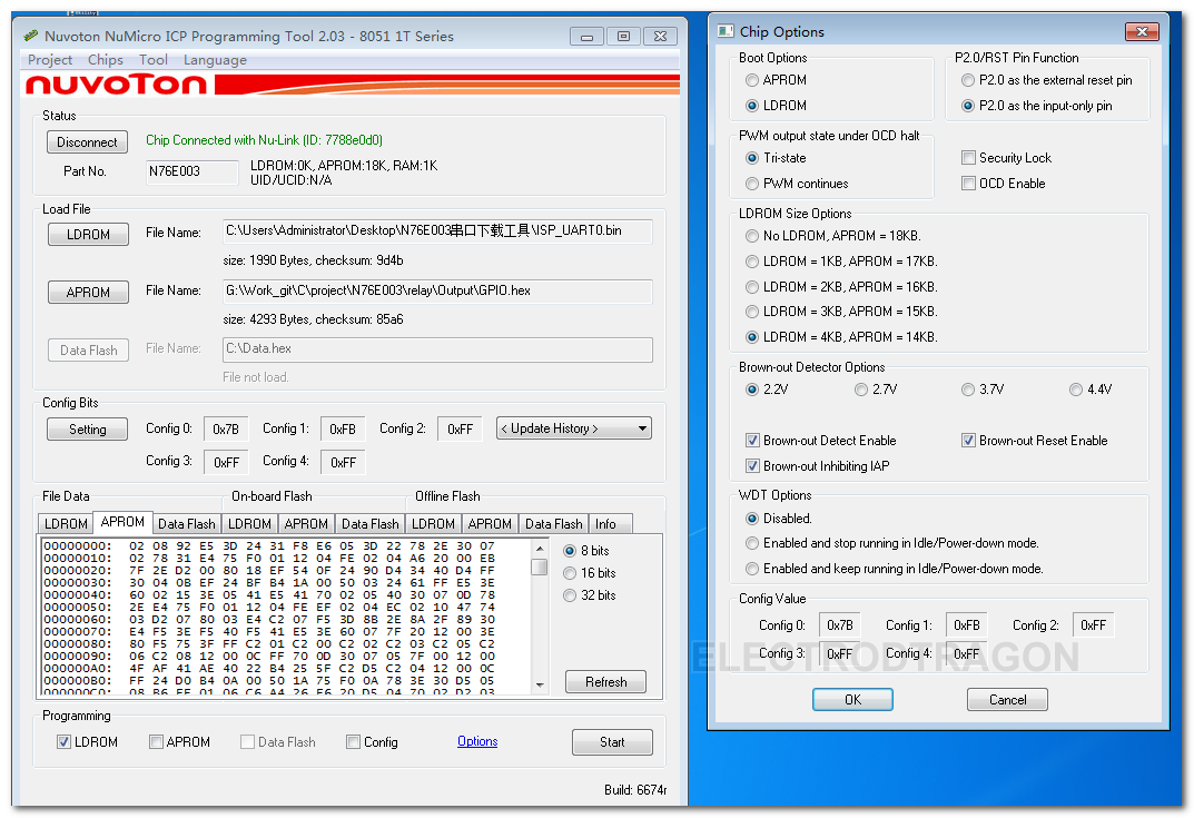 N76E003 Mini Development Board - ElectroDragon