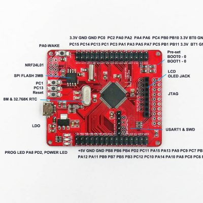 STM32F103RCT6 Mini DEV Board 64pin - ElectroDragon