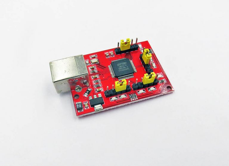 USB to Four 4x Serial TTL UART Module FT4232 - ElectroDragon
