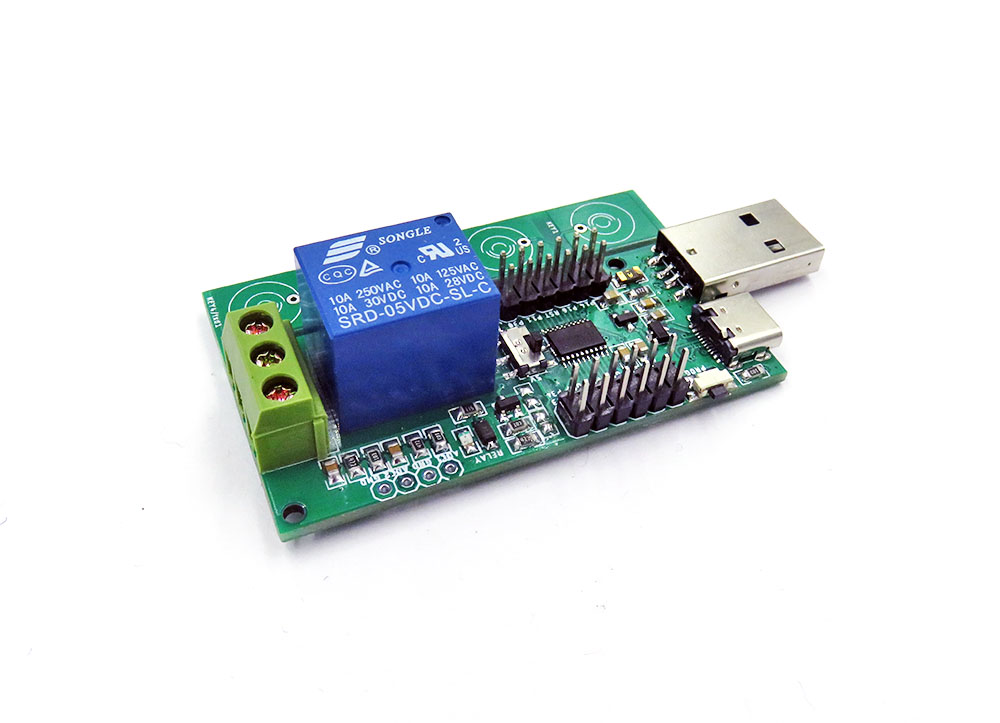 USB CDC Touch Relay Control Board CH554 - ElectroDragon