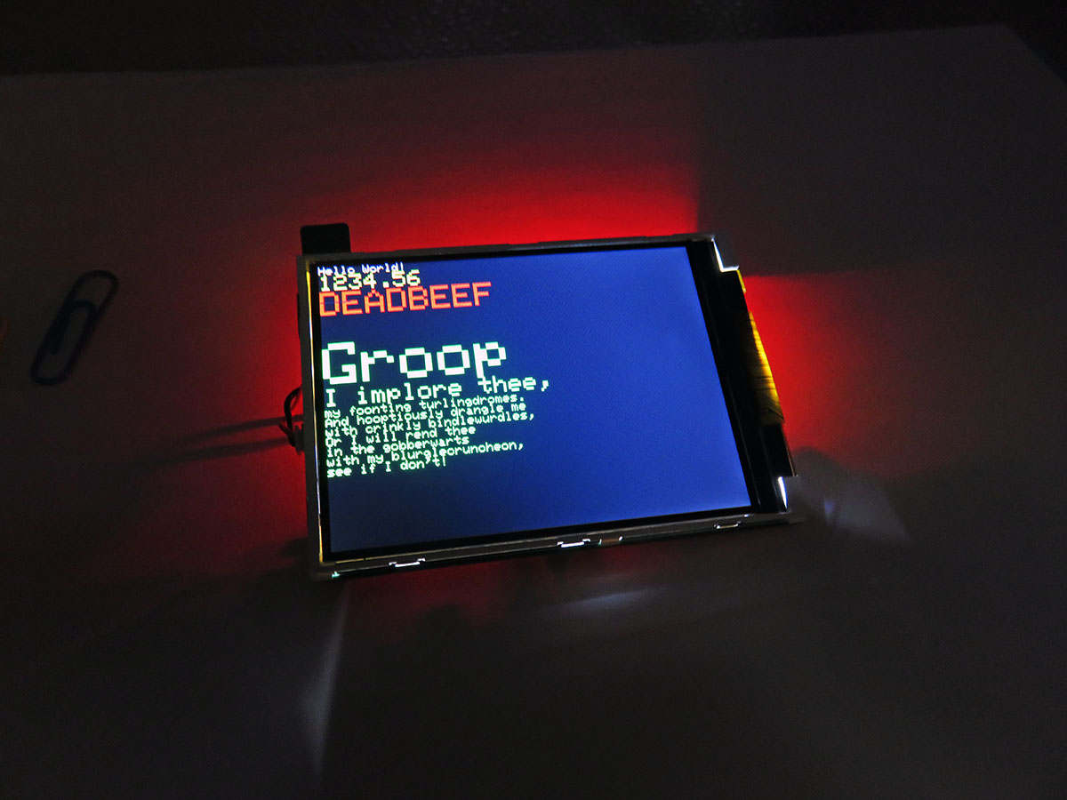 Esp32 Lcd 32 Wifi Ble Dev Board Electrodragon