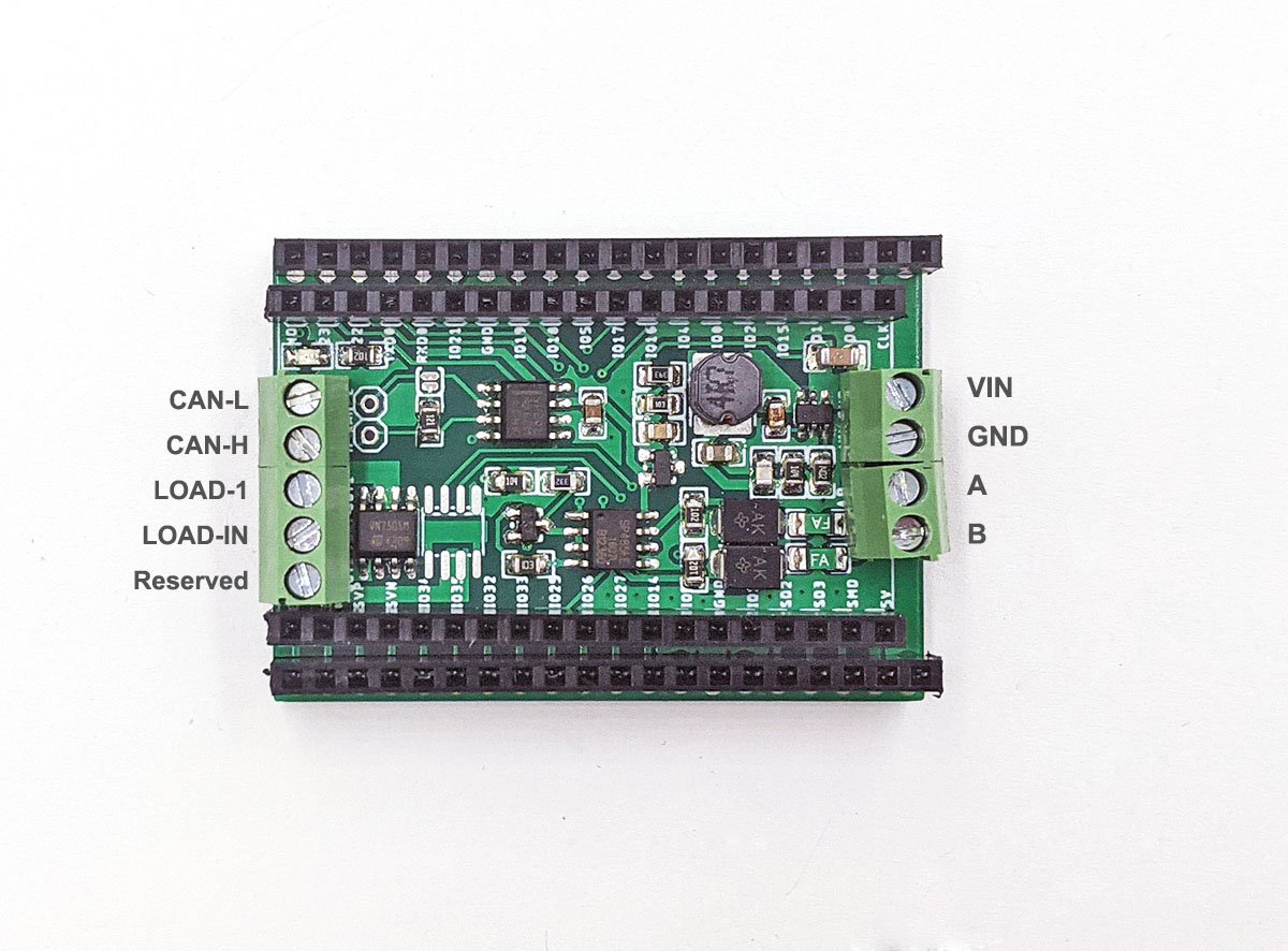 ESP32 CAN RS-485 Wire Interface Shield (Compatible only with ESP32 ...